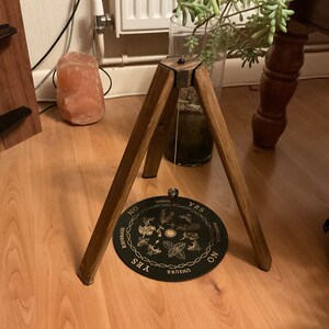Handmade portable Wooden Pendulum Tripod Display Stand for Use With Any ...
