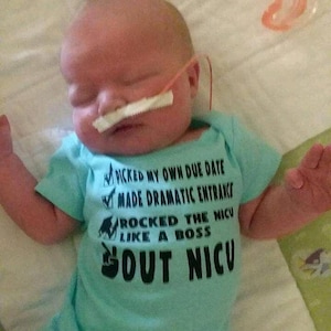 Peace Out NICU NICU Baby Onesie Nicu Graduate Going Home Onesie Preemie ...
