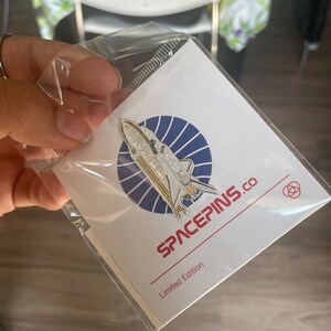 Artemis 1 Space Launch System SLS Rocket Enamel Pin Lapel Brooch NASA Scientist / Astronaut ...