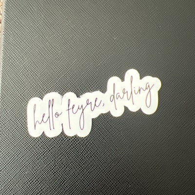 Tamlins Tears Sticker Fantasy Sticker ACOTAR Sticker Booktok Sticker ...