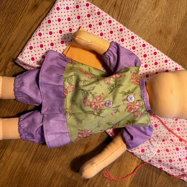 Handmade Waldorf Doll Kit, Waldorf Doll Body, Waldorf Doll, Fabric Doll ...