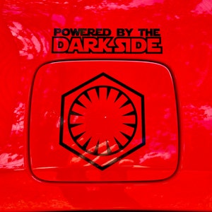 Powered by Dark Side Star Wars Decal Window Sticker Darkside - Etsy