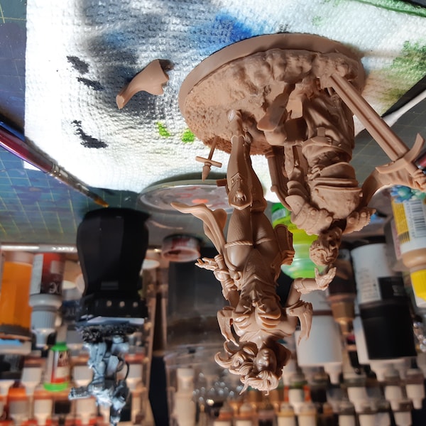 Scrap Human Hybrid | Cyberpunk | Dnd Miniature | UNIT9 - Etsy