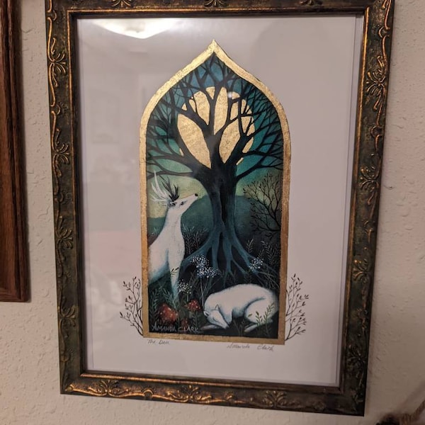 Ornate Green Gold Picture Frame,vintage Green Gold Ornate Frame,fancy ...