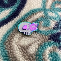 Crystal Skull Rainbow Metal Enamel Pin - Etsy Canada