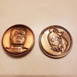 Koinosuba IOU Tokens Full Set Metal Tokens | Etsy