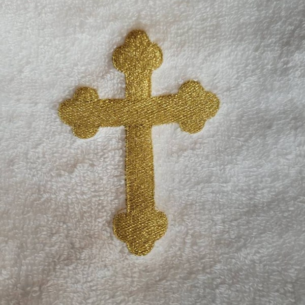 Cross / Christening Cross Machine Embroidery Design, Instantly Download ...
