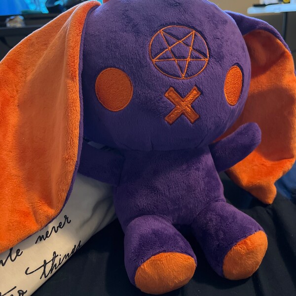Picnic Basket Demon Bunny Plush - Etsy