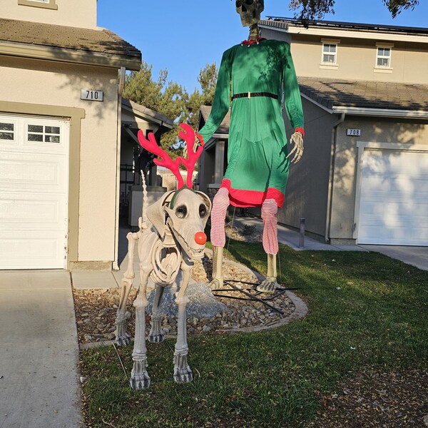 12 Skeleton Santa Beard white skeleton NOT Included - Etsy