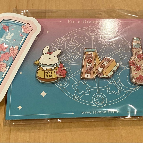 Enamel Pin, Tokyo Snacks Enamel Pins, Japanese Snack Pins, Cute Pins ...