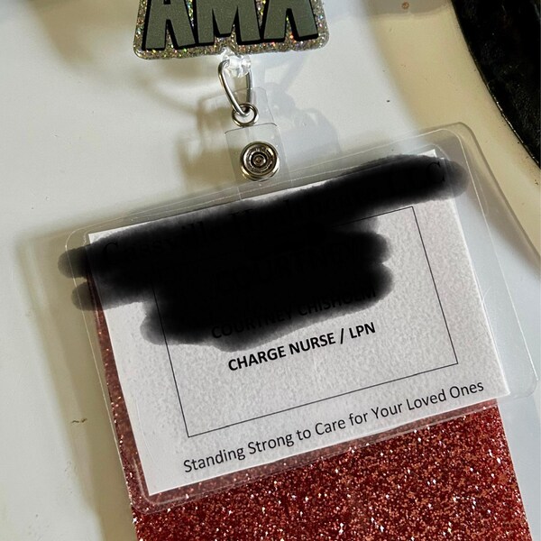 Custom Badge Buddy for ID Card, ID Badge Holder, Lab Badge Buddy ...