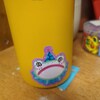 Sad Clown Frog Sticker | Original Sparkle Vinyl Sticker | Glossy ...