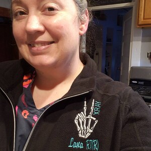 Nuclear Med Tech Fleece Jacket Radiology Technologist X-ray - Etsy