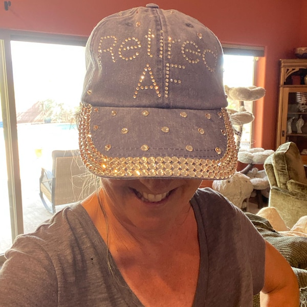 Rhinestone Hat Baseball Cap Custom Made Handmade Bling/glam ...