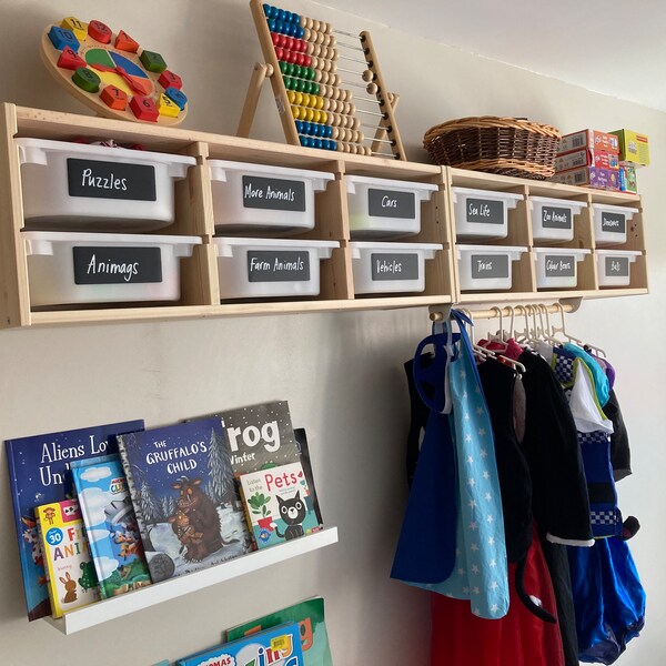 Chalkboard Stickers for Ikea Trofast, Trofast Blackboard Labels, Ikea ...