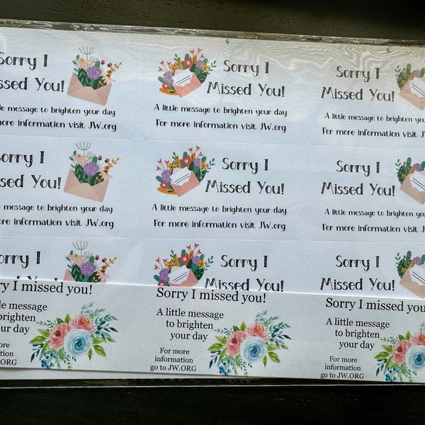 Mini Postcards JW Bee Was It Designed Informal Witnessing - Etsy