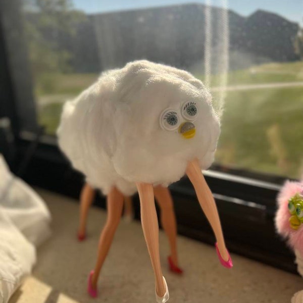 Long Furby Custom Stuffed Animal Cursed Art Dolls Weird Funny Gifts ...