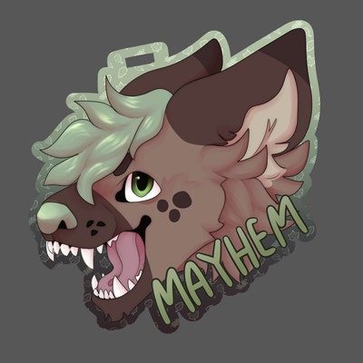 Custom Furry Convention Badge - Etsy Canada