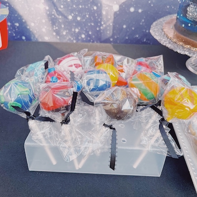 Rocket Ship and Planet Cake Pops - Etsy