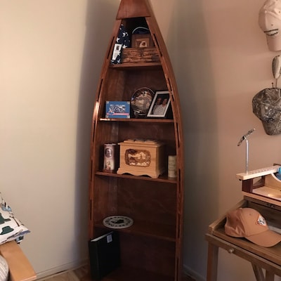 Canoe Book Shelf 6ft - Etsy