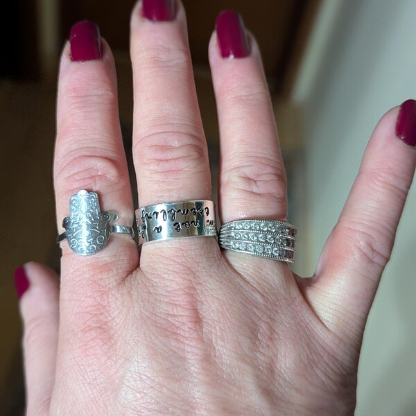 Passover Handcrafted Napkin Rings, Zionist Housewarming Gift for Pesach ...