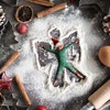 Christmas Baking Flour Angels Digital Backdrop Photography, Snow Angel ...