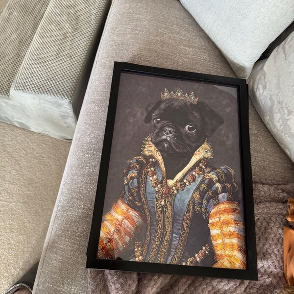 Stag With Cigar Wall Art Print // Vintage Painting Style Portrait of ...