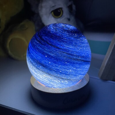 Custom Galaxy Night Light, Personalized Planet Night Lamp, Milky Way ...