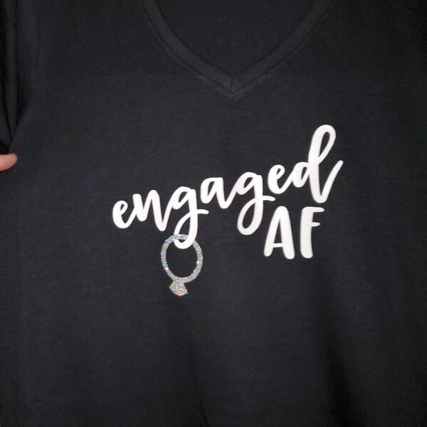 Engagement SVG, Engaged AF SVG File, Grooms Shirt Iron on Transfer ...