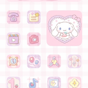 50 Icon Cute Small Girl Ios Icons Pack, iPhone Theme, App Cover, Icons ...
