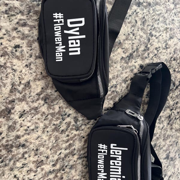 Flower Man Fanny Pack, Flower Dude Custom Fanny Packs, Flower Guy Waist ...