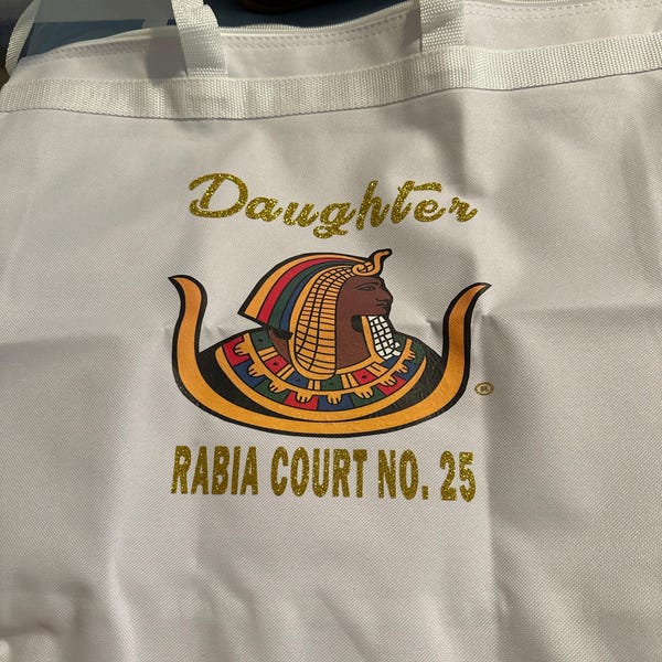 DOI Daughter of Isis PHA Zipper Tote Bag With Logo Image - Etsy