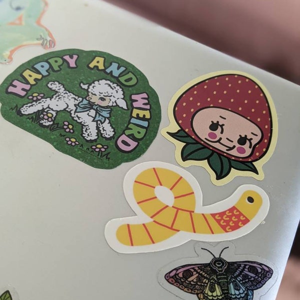 Worm Charm | Keychain | Charm Keychain | Worm Keychain | Polymer Clay ...