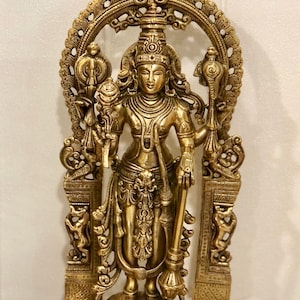 Bronze Tripura Sundari Kameshwari Empress of Desire goddess Lalita Devi ...