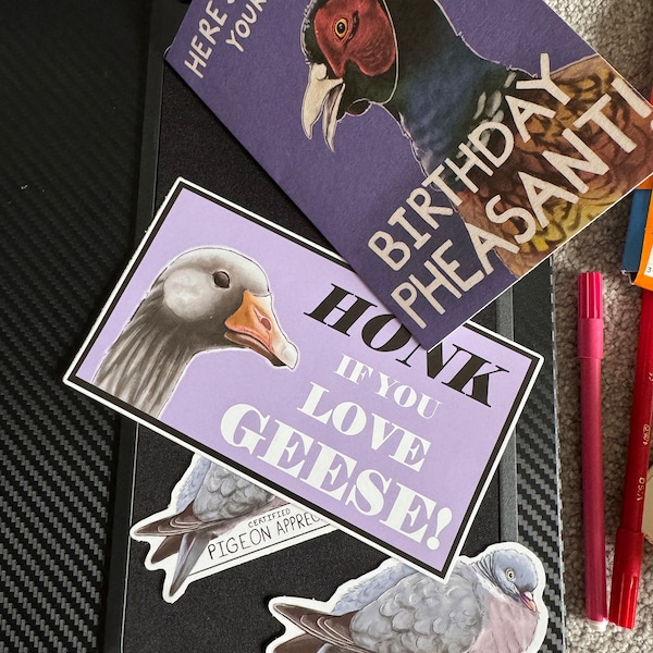 Cockatiel Cocktail O'clock Card - Parrot Birthday Card - A5 Card ...