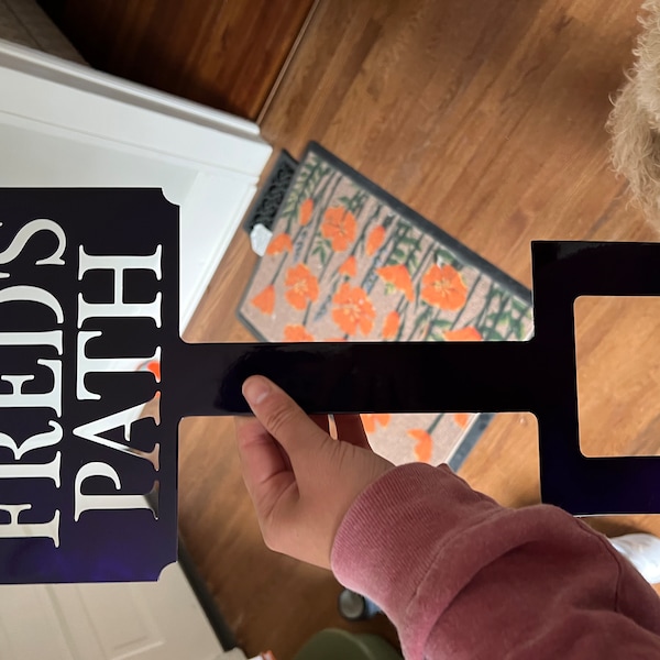 Custom Mini Garden Sign, Personalized Garden Stake Sign - Etsy