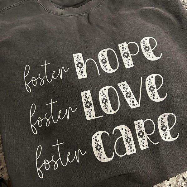 Bridging the Gap Foster Care Shirt, Foster Mom Long Sleeve Shirt ...