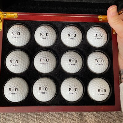 Personalized Name & Initial Golf Balls Customize the Name and Initial ...