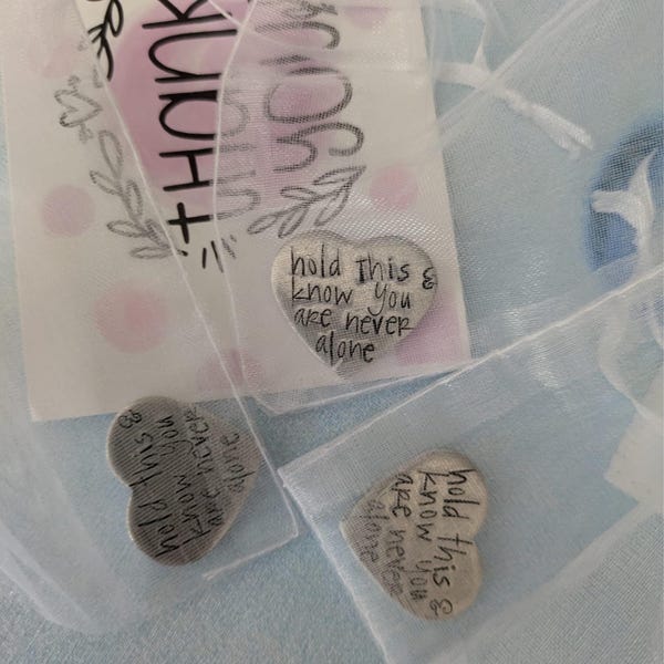 Worry Stone - Worry Token - Hold This and Know That You Are Never Alone ...