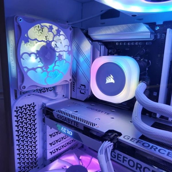 Butterfly Gaming Computer Fan Shroud/ Grill /cover Custom 3D Printed ...