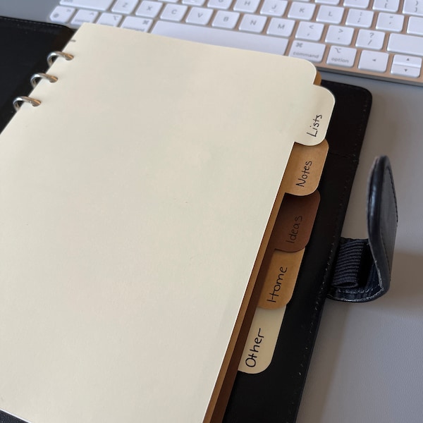 Monthly Dividers for Classic Happy Planner, 6 Side Tabs for Happy ...