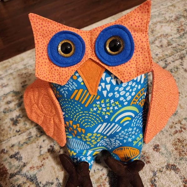 Owl Plush Toy Sewing Pattern PDF INSTANT DOWNLOAD - Etsy