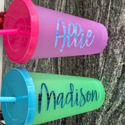 24oz Matte Personalized Cold Cups for the Guys - Etsy