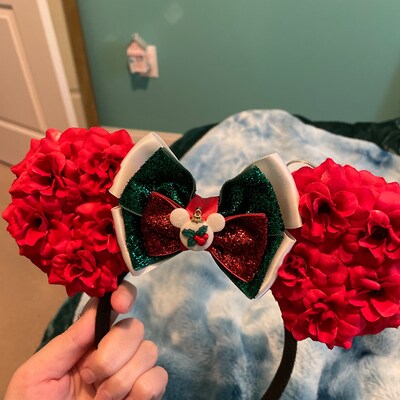 Inspired Goofy Rose Mouse Ears - Etsy
