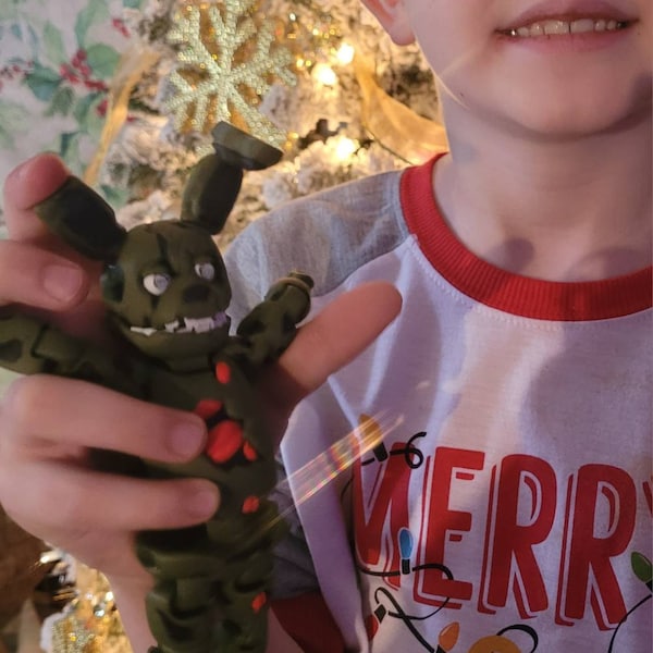 Springtrap - FNAF - Full Color Articulating Action Figure, Five Nights ...