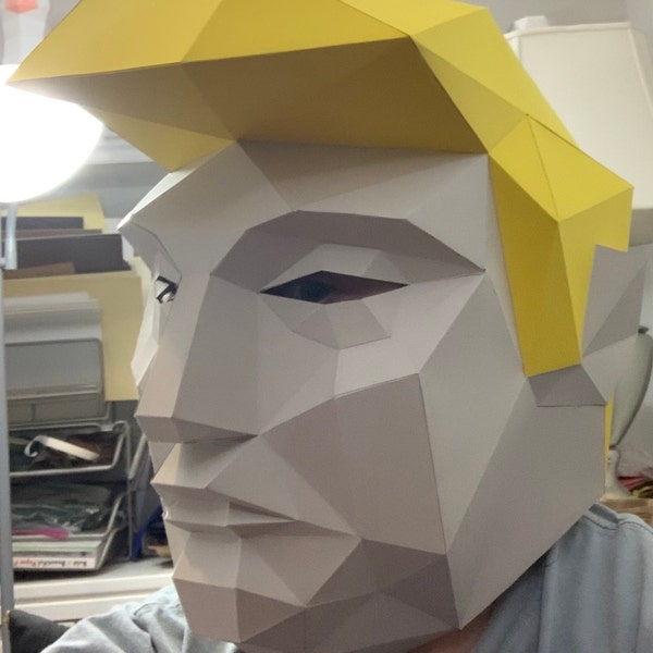 Donald Trump Mask, Politician Mask, DIY Donald Trump Paper Mask, Donald ...