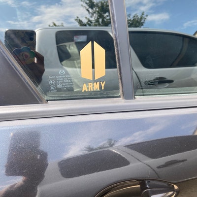 BTS & ARMY Logo Car Decal Vinyl Car Sticker BT21 K-pop - Etsy