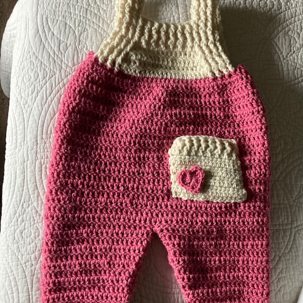 Crochet Pattern Baby Overalls - Newborn to 24 Months - Etsy