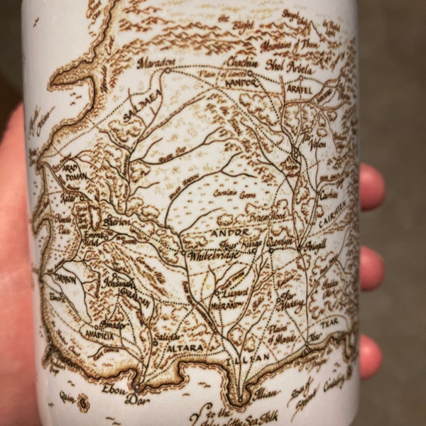 Wheel of Time Map With Notes Canvas Art Print Hand Drawn - Etsy