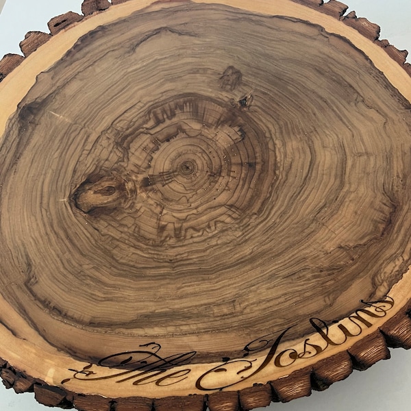 Log Slice Slab for Cake Stand, Cutting Board, Charcuterie, Food Serving ...